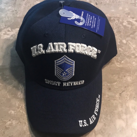 Air Force | Accessories | Us Air Force Smsgt Retired Cap Blue | Poshmark